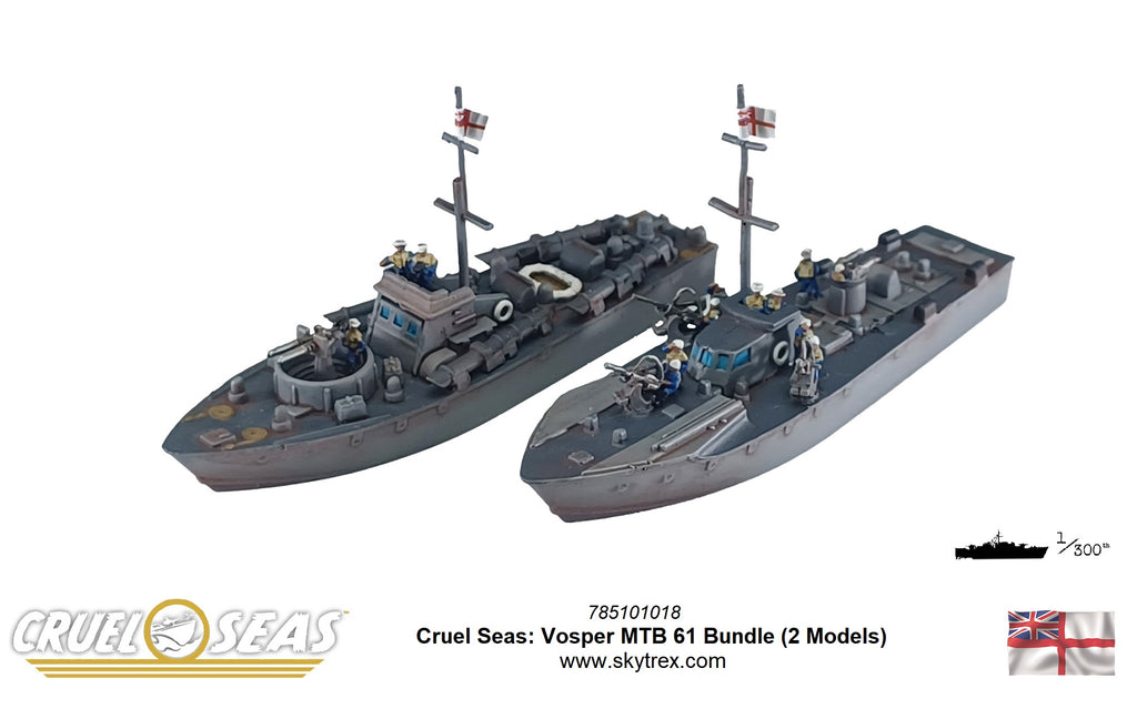 Cruel Seas: Vosper MTB 61 Bundle (2 Models) – Skytrex