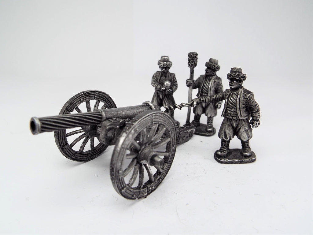 Ottoman Field Gun and x3 Gun Crew with Entrenching Tools – Skytrex