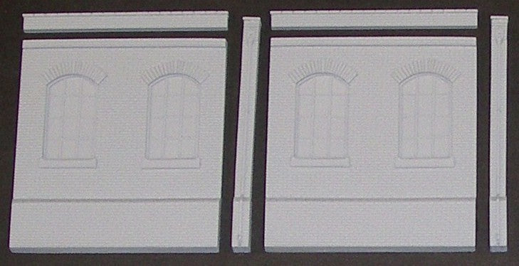 Pair of single-storey, single-bay return walls – Skytrex