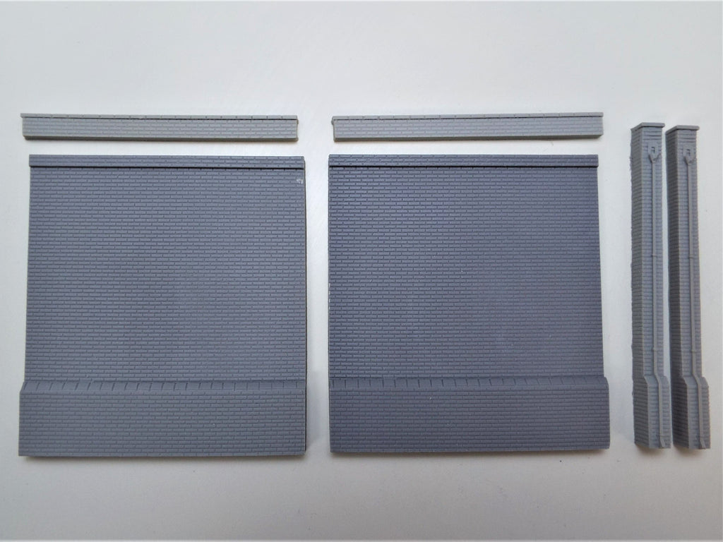 Pair of Single-Storey Return Walls – Skytrex